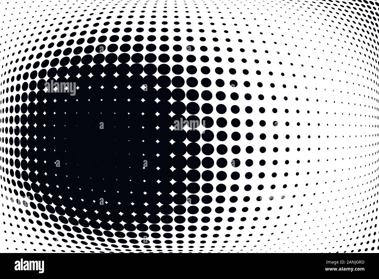 Abstract Monochrome Halftone Pattern Soft Dynamic Linesvector