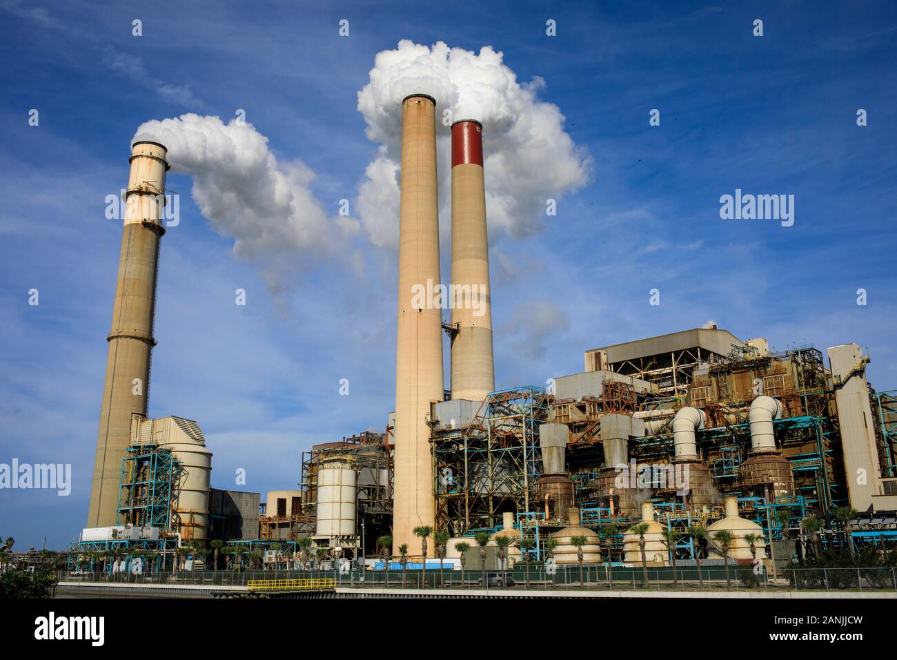 Teco Big Bend Station - coal-fired power plant, Tampa Bay, Florida ...