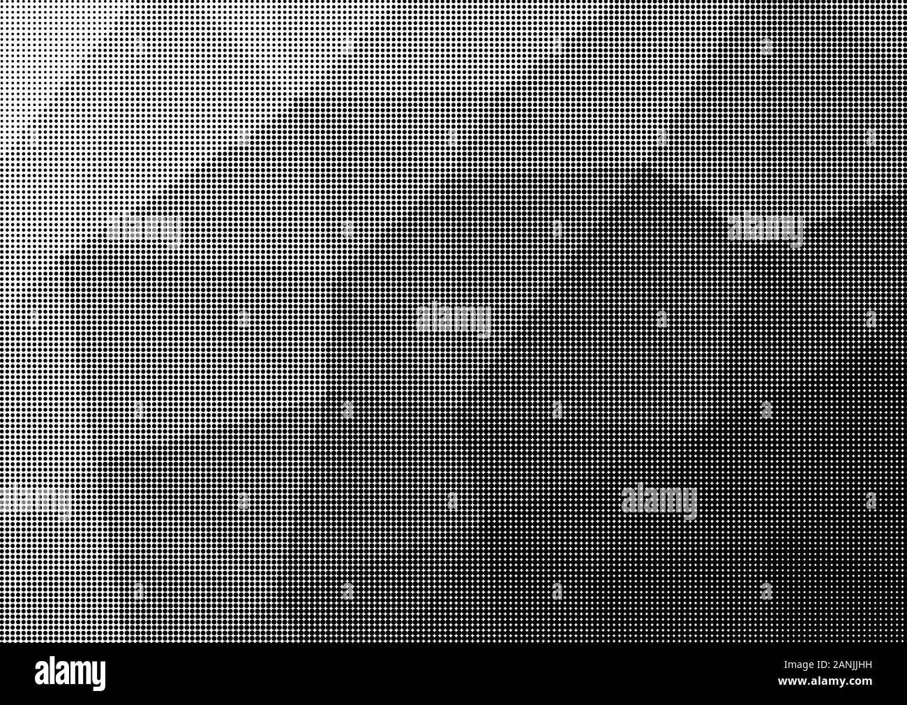 Abstract Monochrome Halftone Pattern Soft Dynamic Linesvector