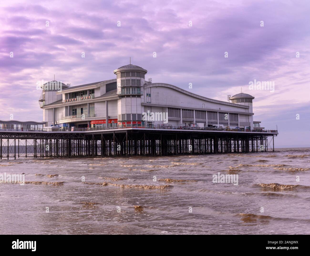 Weston super mare grand pier hi-res stock photography and images - Alamy