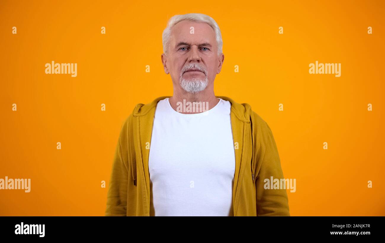 Guilt old man hi-res stock photography and images - Alamy