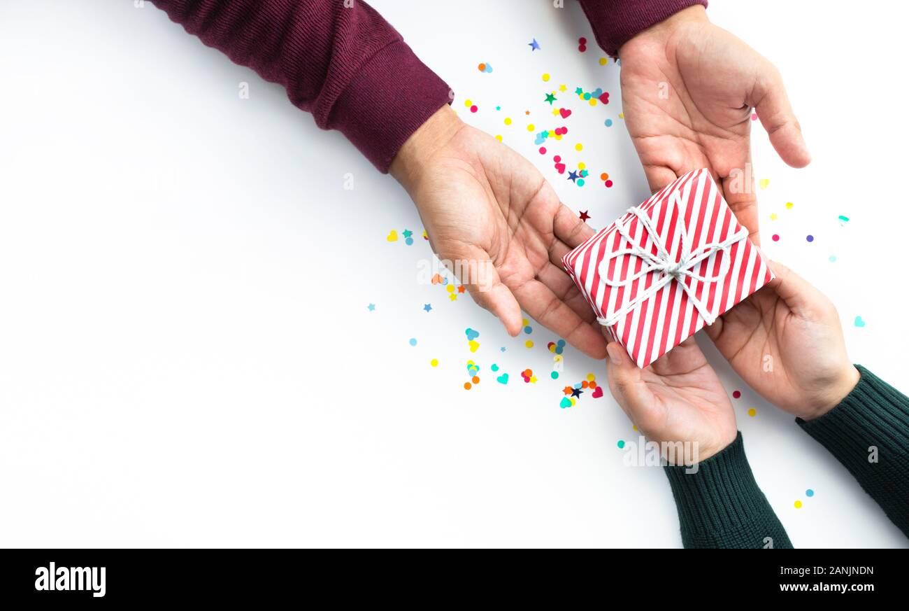 Celebration party and anniversary concepts ideas with young person hand ...