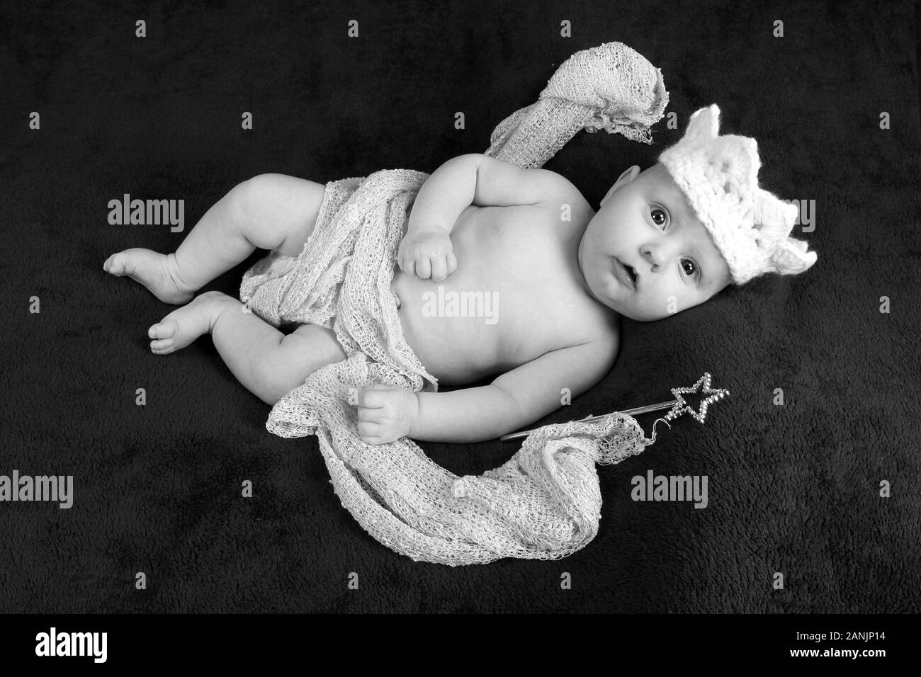 3 Month Old Baby Girl Stock Photo Alamy