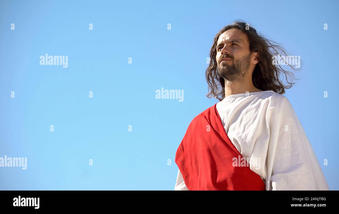 White robe christianity hi-res stock photography and images - Alamy