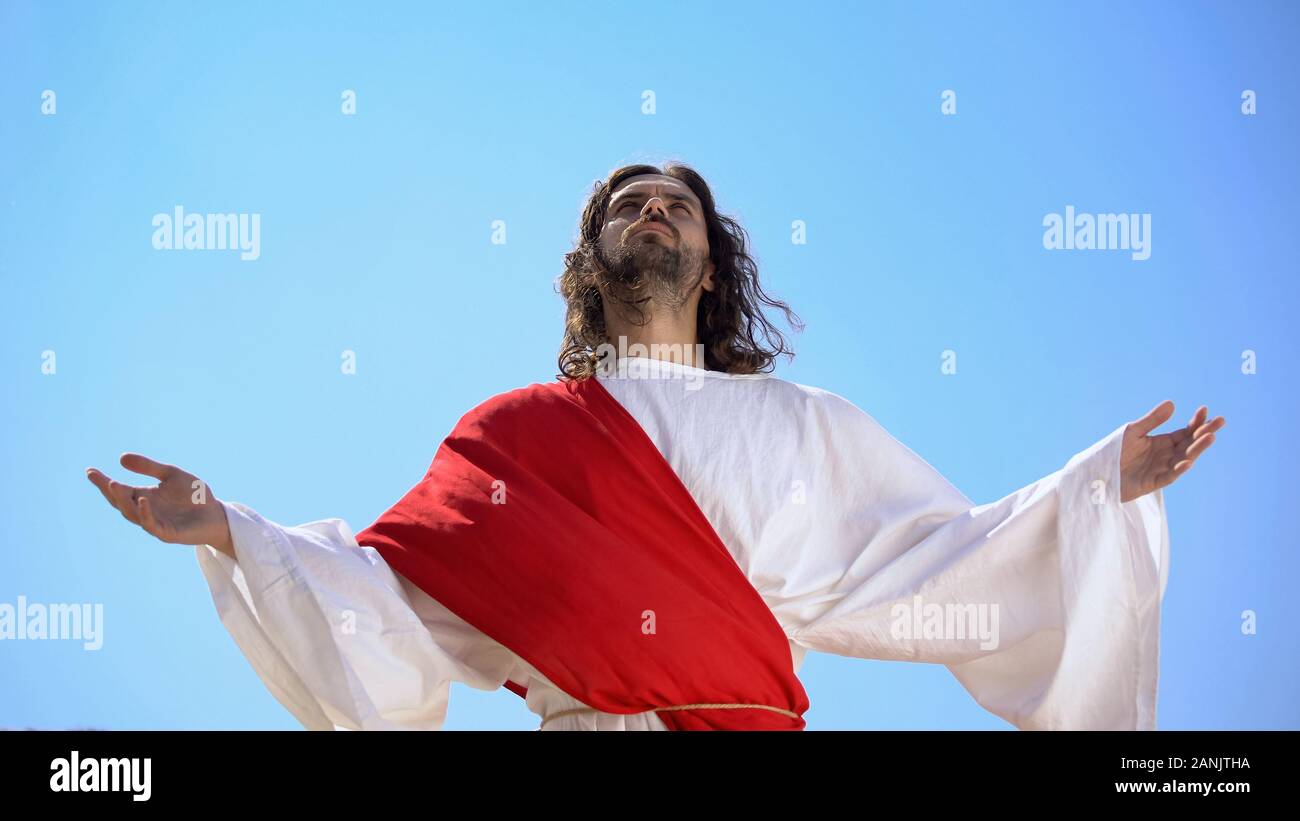 White Robe Christianity Stock Photos & White Robe Christianity Stock ...