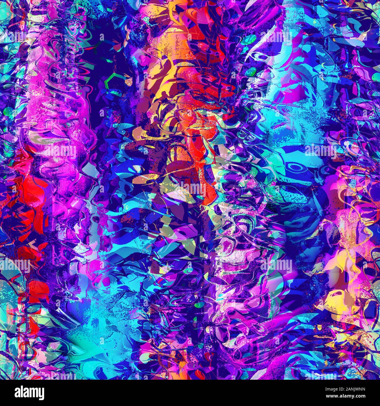 Vibrant vivid digital filter camouflage jpg swatch Stock Photo - Alamy