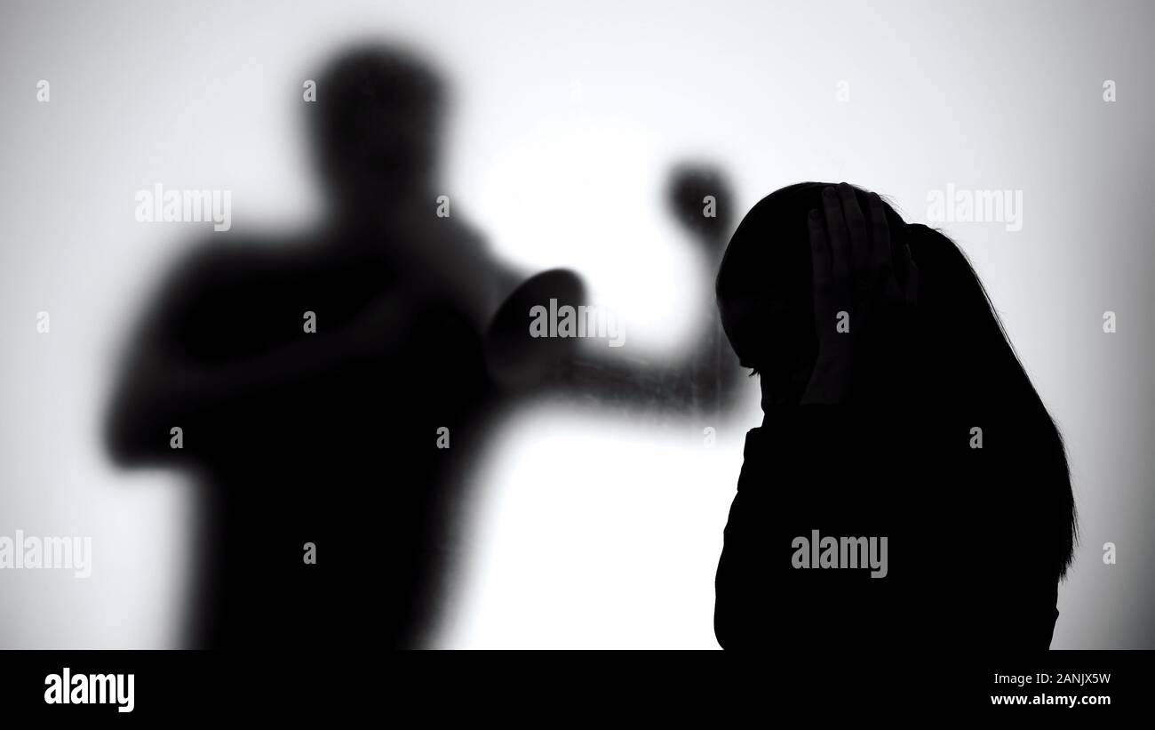 Man Crying Silhouette