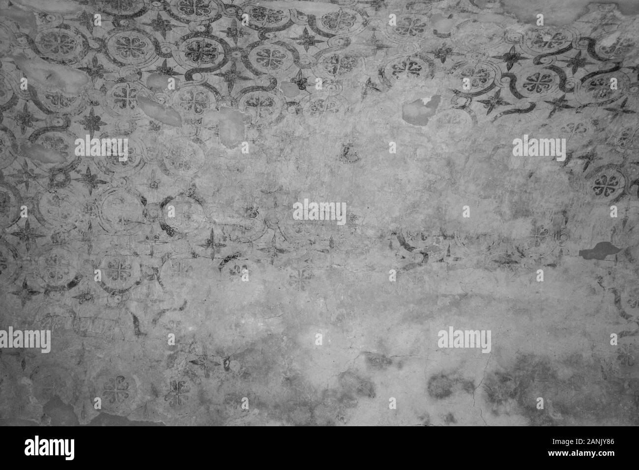 Old design drawing on the ceiling Stock Photo - Alamy