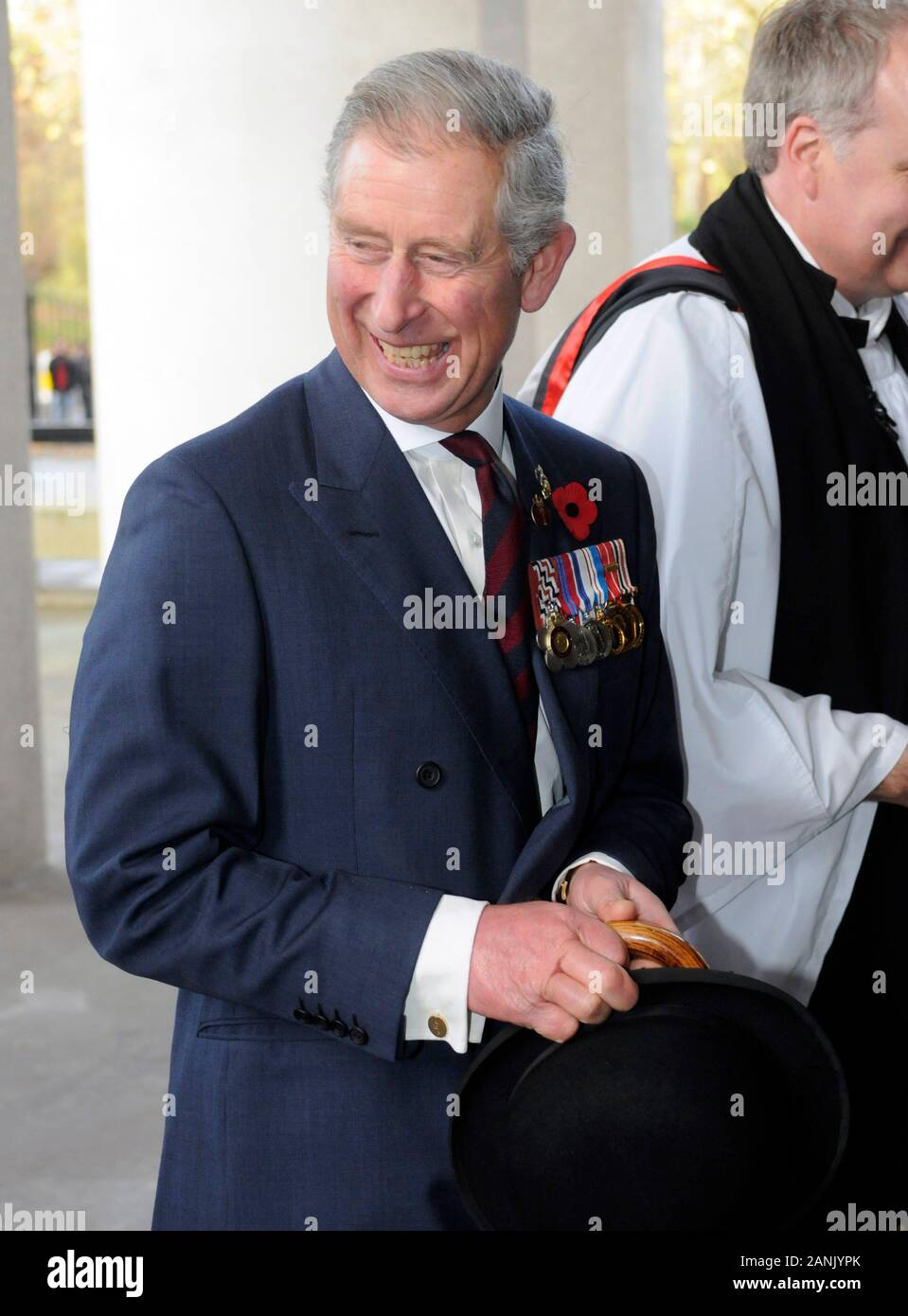 The Prince of Wales as Colonel in chief of the Welsh guards attends a ...