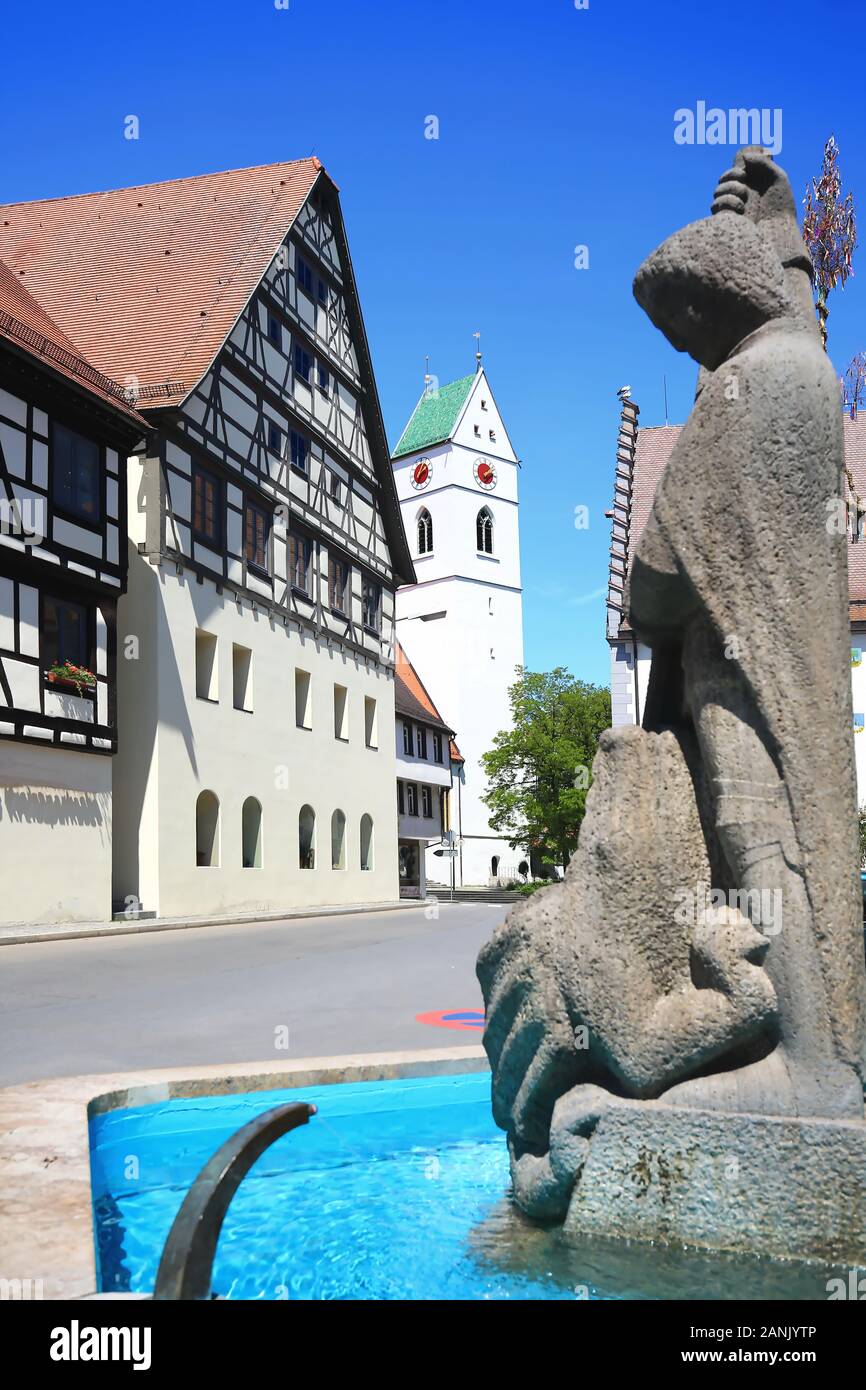 Riedlingen Germany - 05 26 2016: Riedlingen is a city Germany, with ...