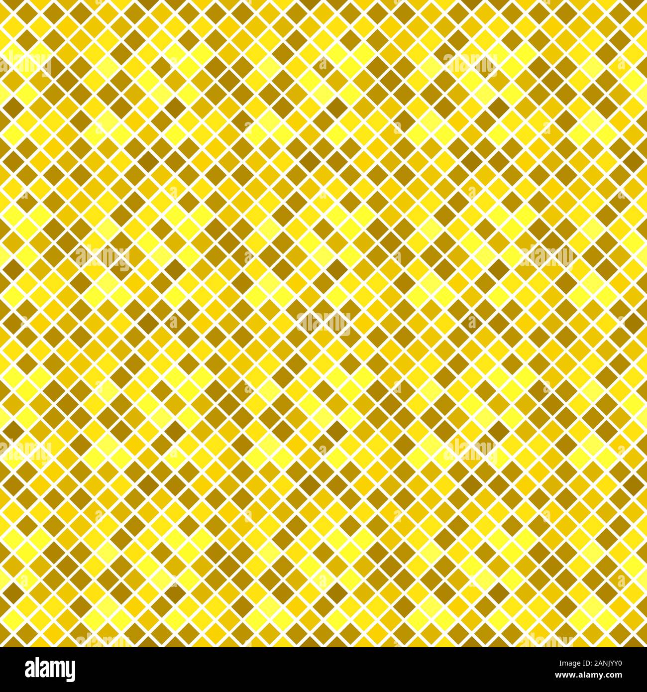 Golden square pattern background - abstract vector design from diagonal ...