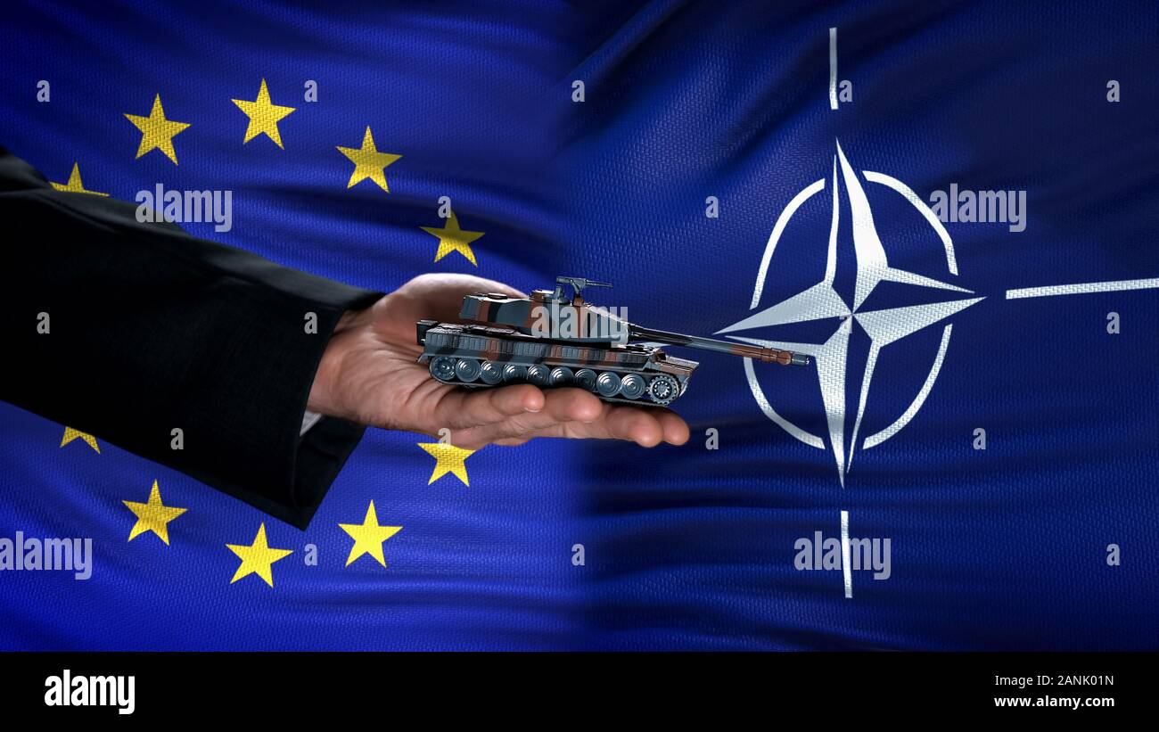 Eu defence flag hi-res stock photography and images - Alamy