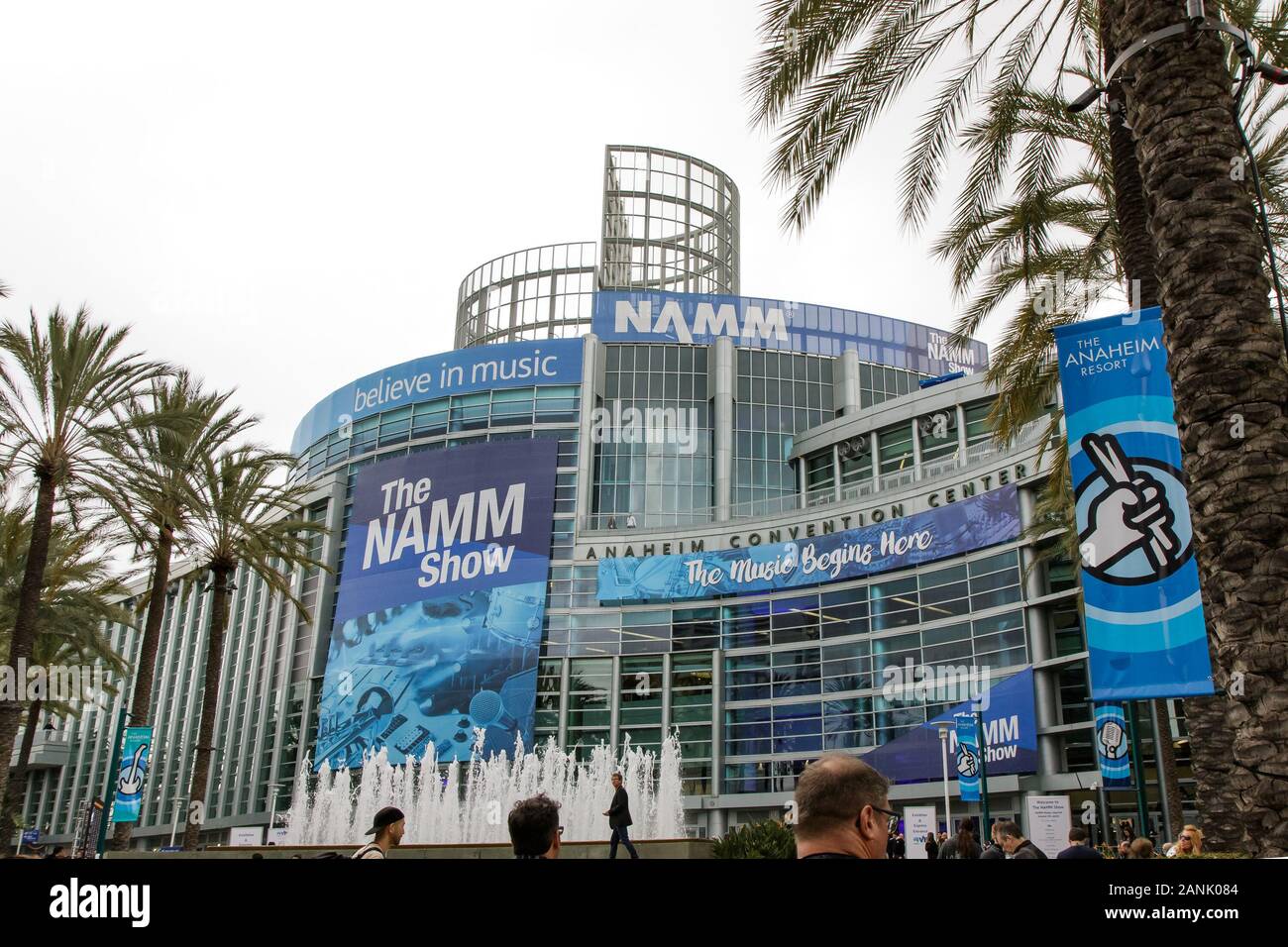 January 16, 2020: The 2020 NAMM Show at Anaheim Convention Center on ...