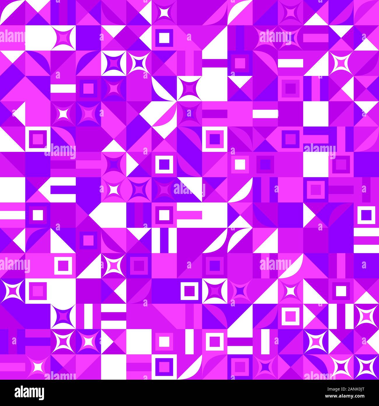 Chaotic colorful geometric pattern background - abstract vector ...