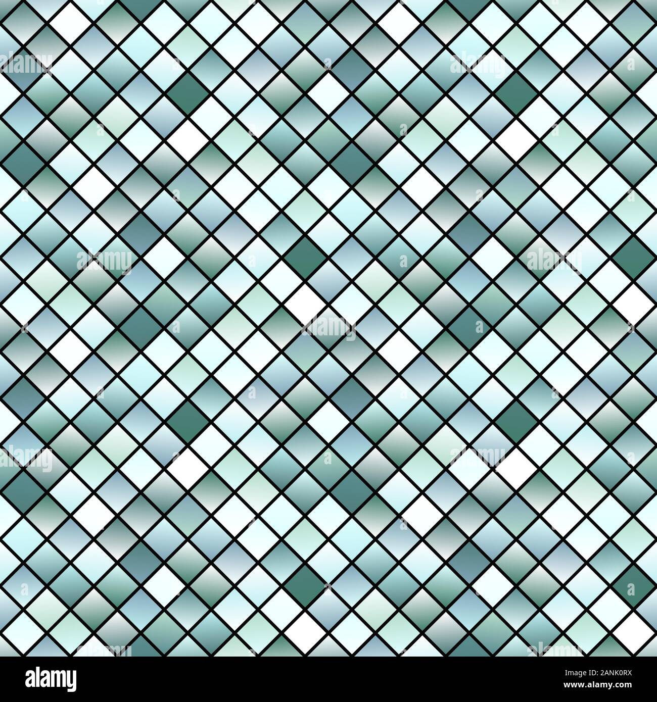 Geometrical gradient diagonal square pattern background - colorful abstract vector graphic ...