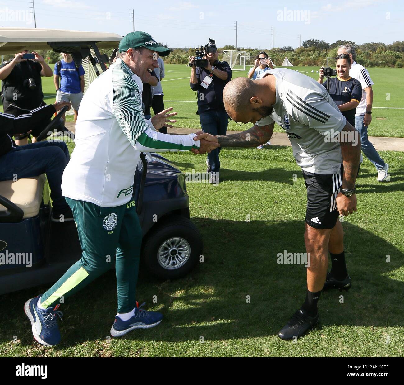 Orlando, Estados Unidos. 17th Jan, 2020. SE Palmeiras coach Vanderlei ...