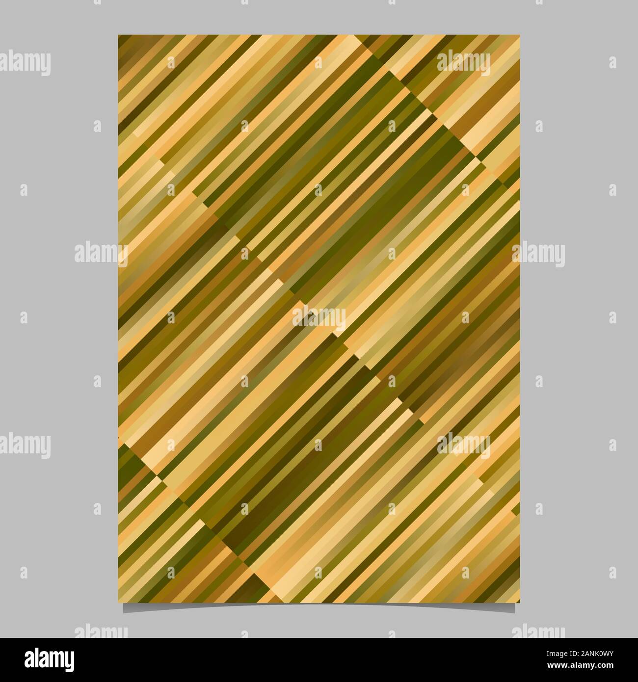 Geometrical trendy colorful gradient diagonal stripe brochure background - abstract vector ...