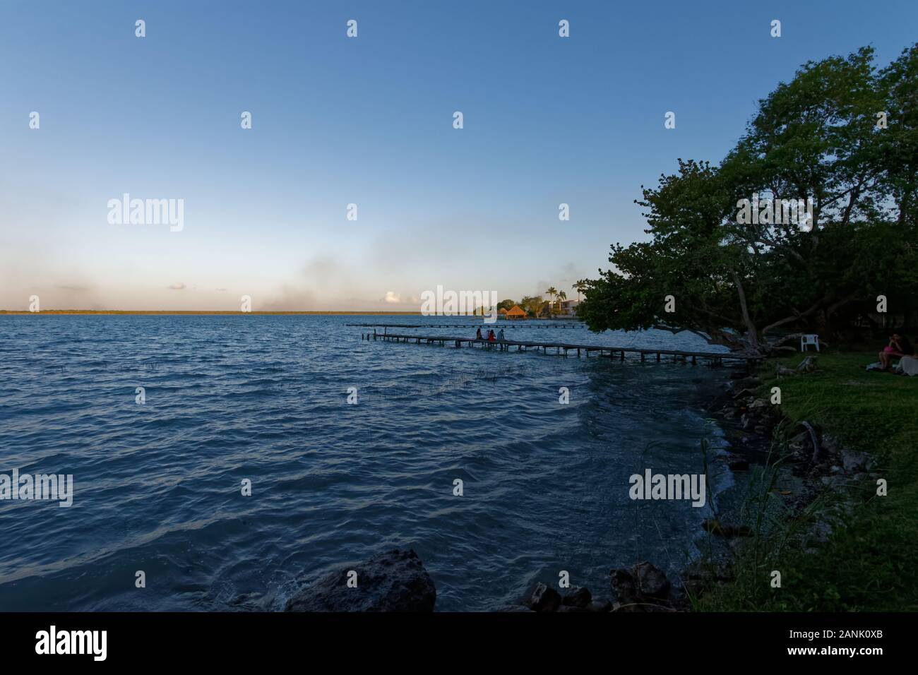 Laguna siete colores quintana roo hi-res stock photography and images ...