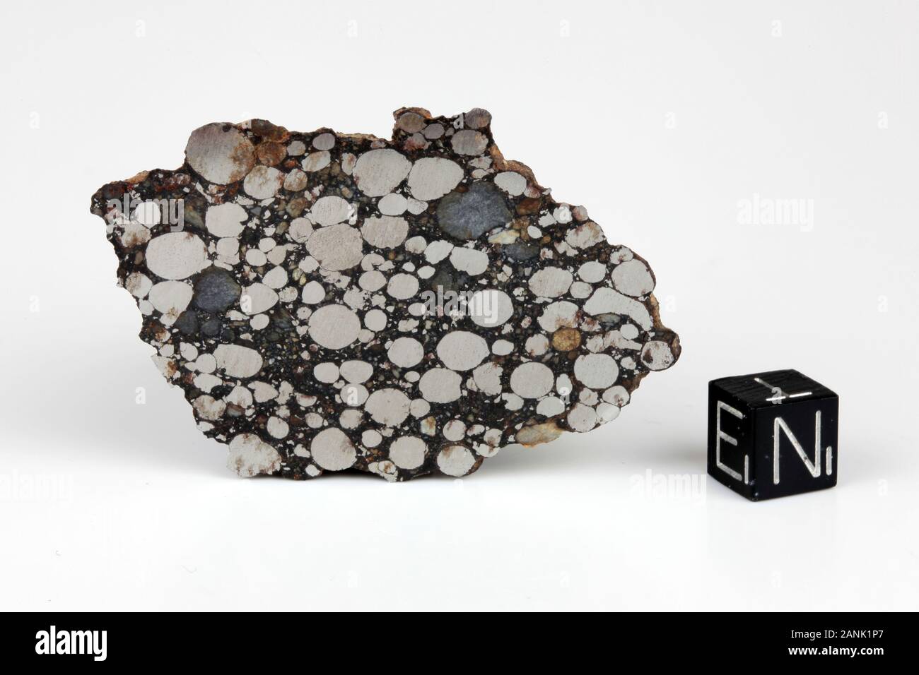 GUJBA - Fall 3 April 1984, Yobe, Nigeria. Bencubbinite. Total mass at ...