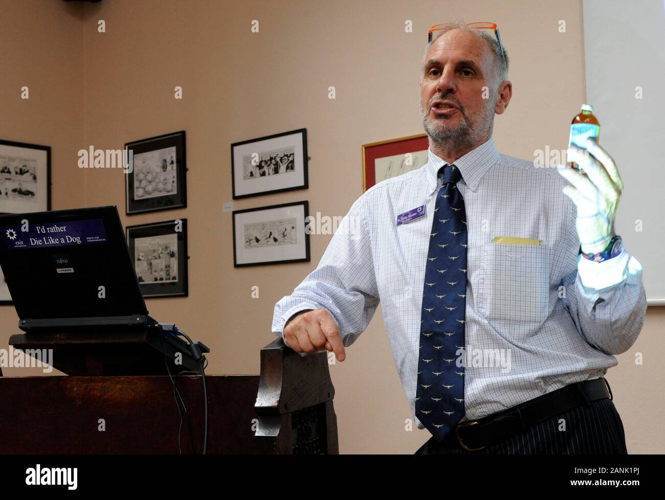 Dr Philip Nitschke director of the pro-euthanasia group Exit ...