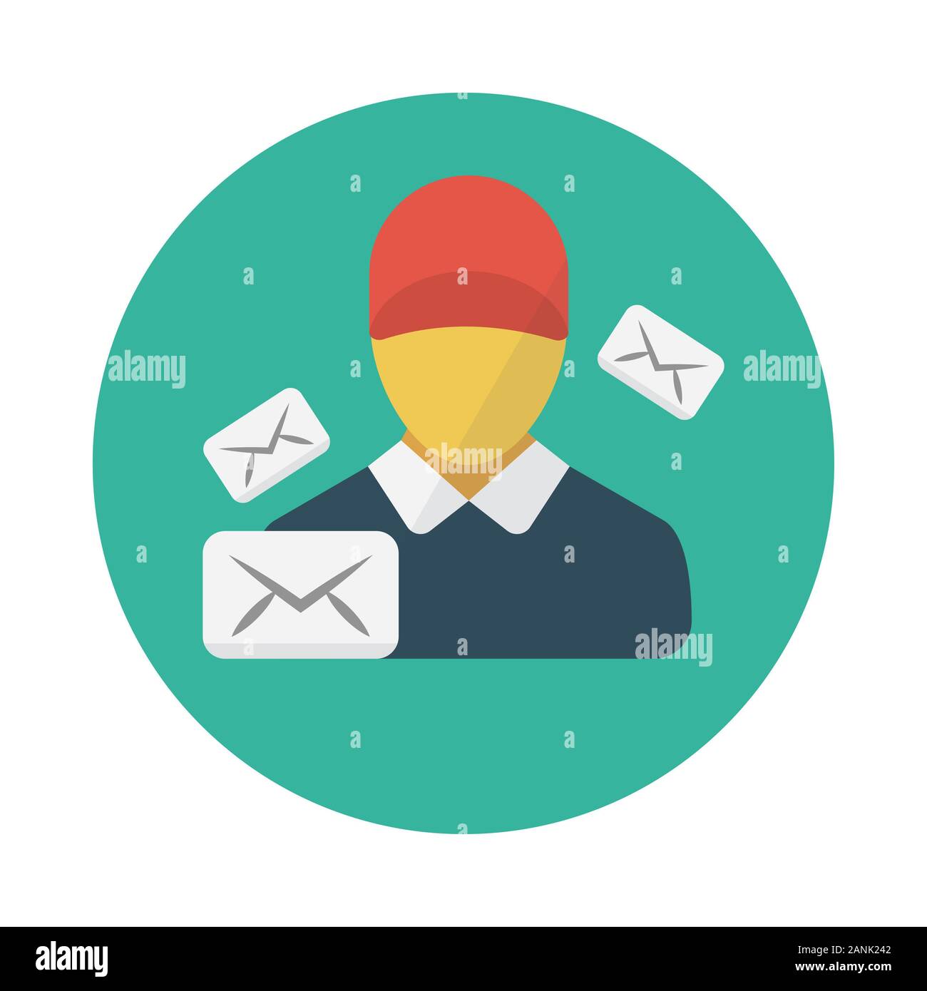 Set vector mail icon hi-res stock photography and images - Alamy