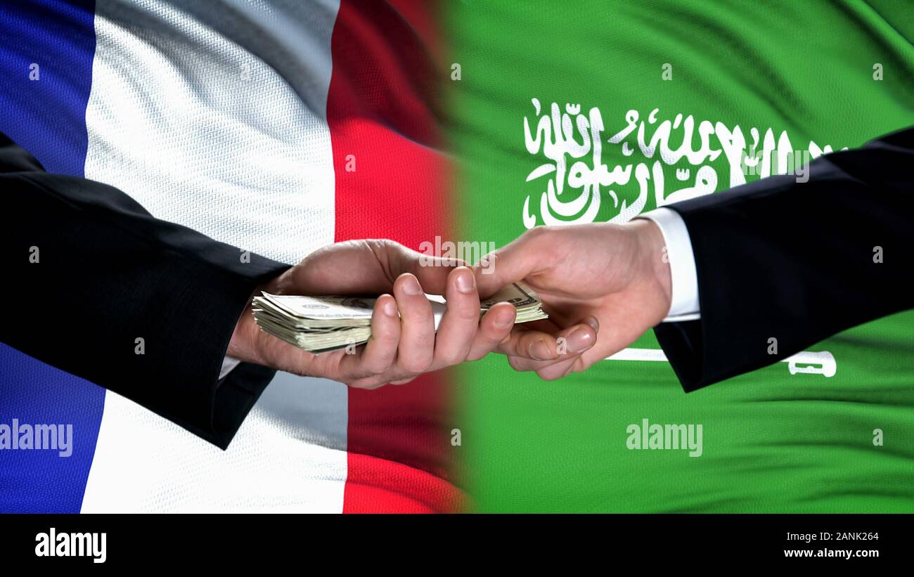 Saudi arabia france flag hi-res stock photography and images - Alamy