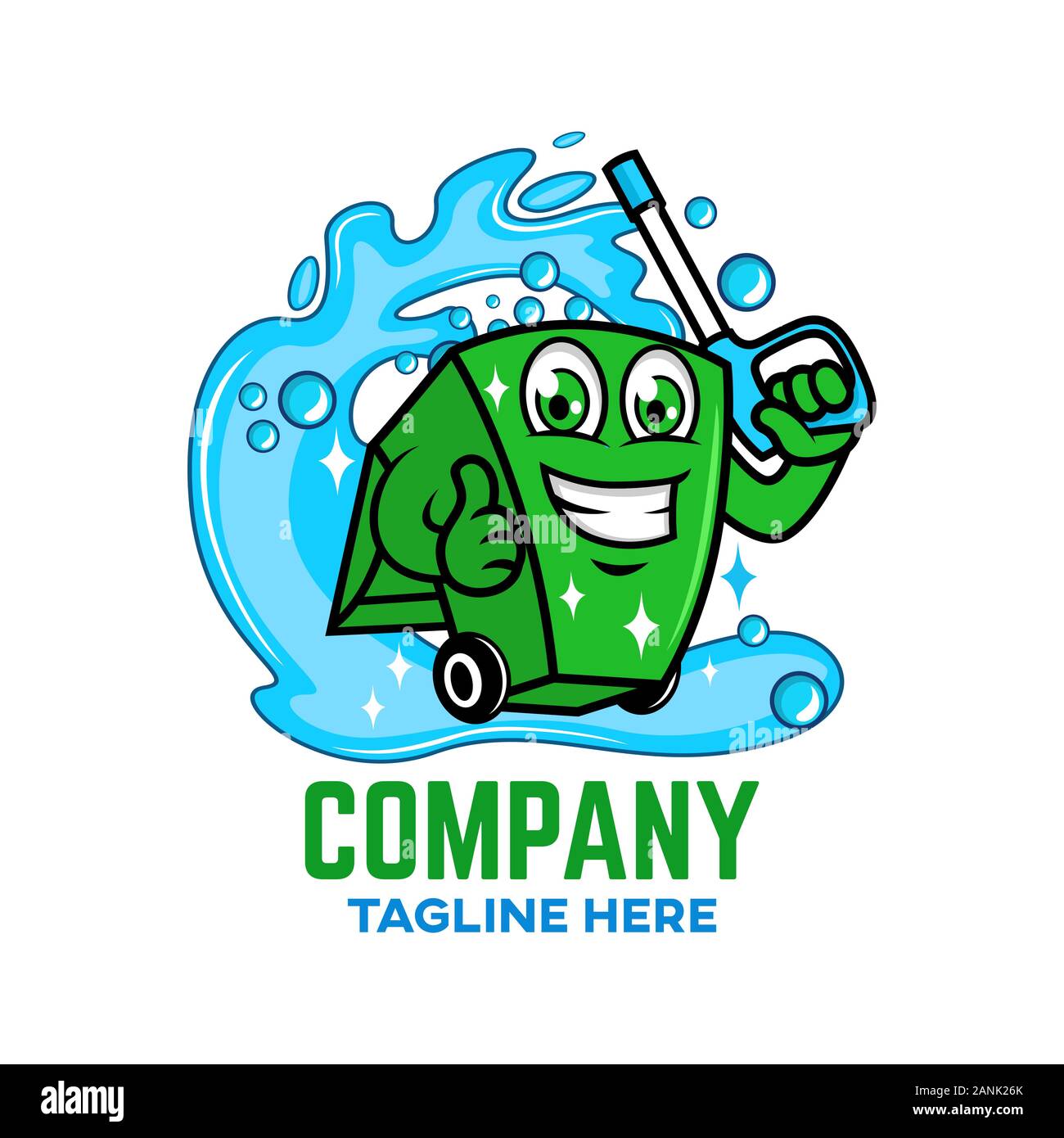 Modern Trash can logo. Vector illustration Stock Vector Image & Art - Alamy