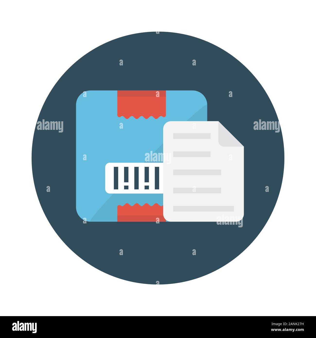 Carton box vector icon hi-res stock photography and images - Alamy