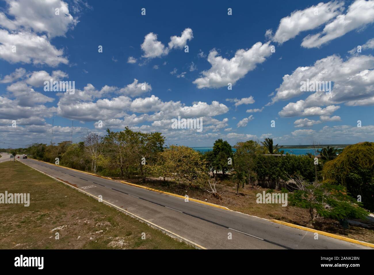 Laguna siete colores quintana roo hi-res stock photography and images ...