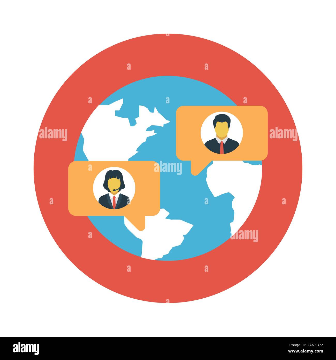 Mobile user Cut Out Stock Images & Pictures - Alamy