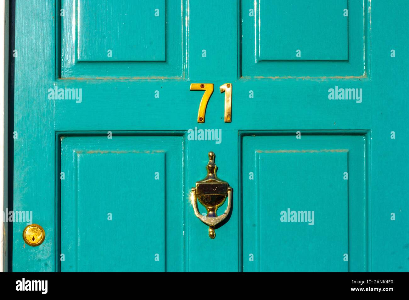 House number 71 Stock Photo - Alamy