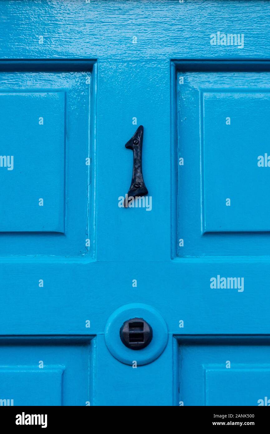 House Numbers 1 High Resolution Stock Photography and Images - Alamy