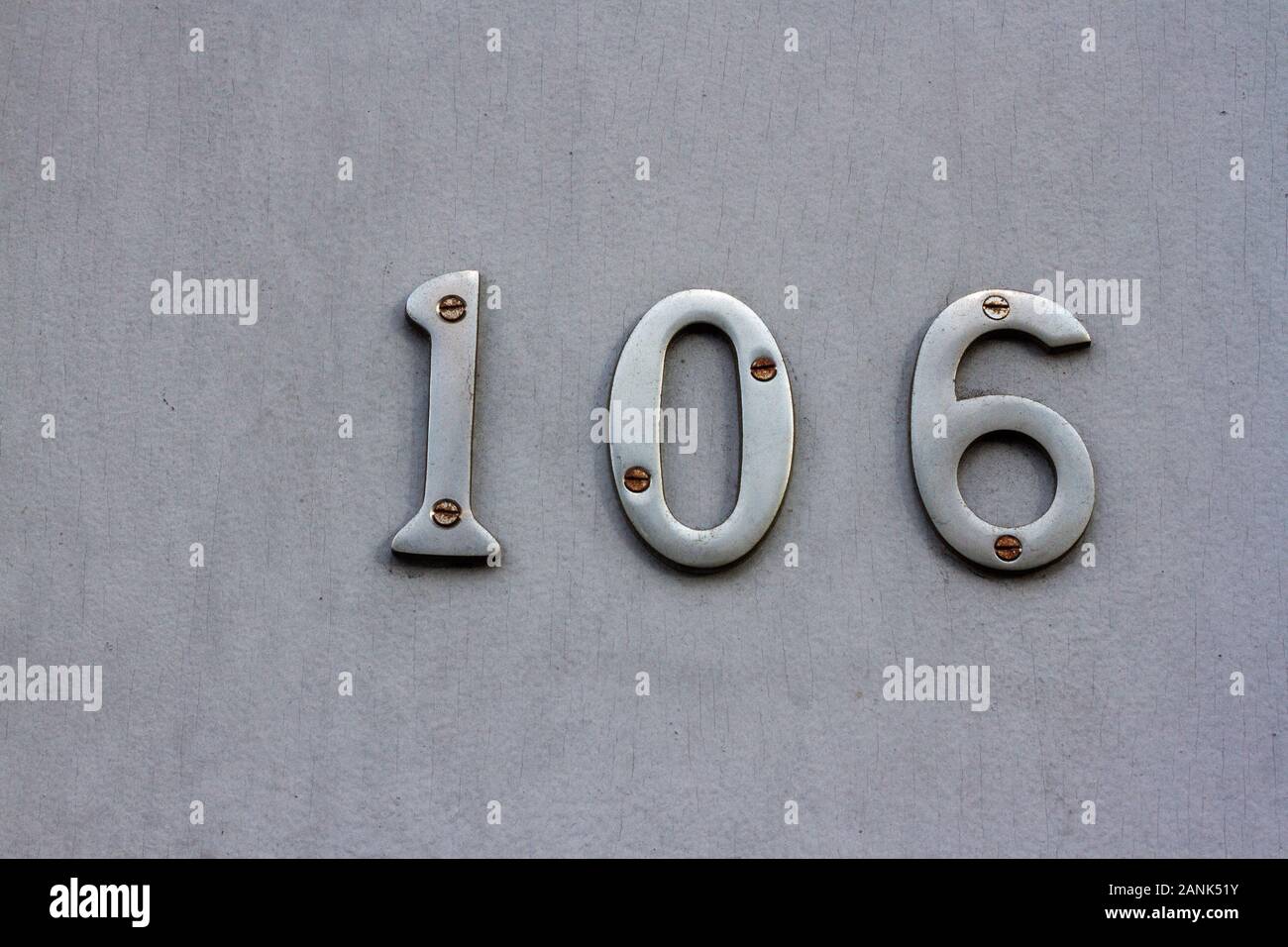 House number 106 hi-res stock photography and images - Alamy