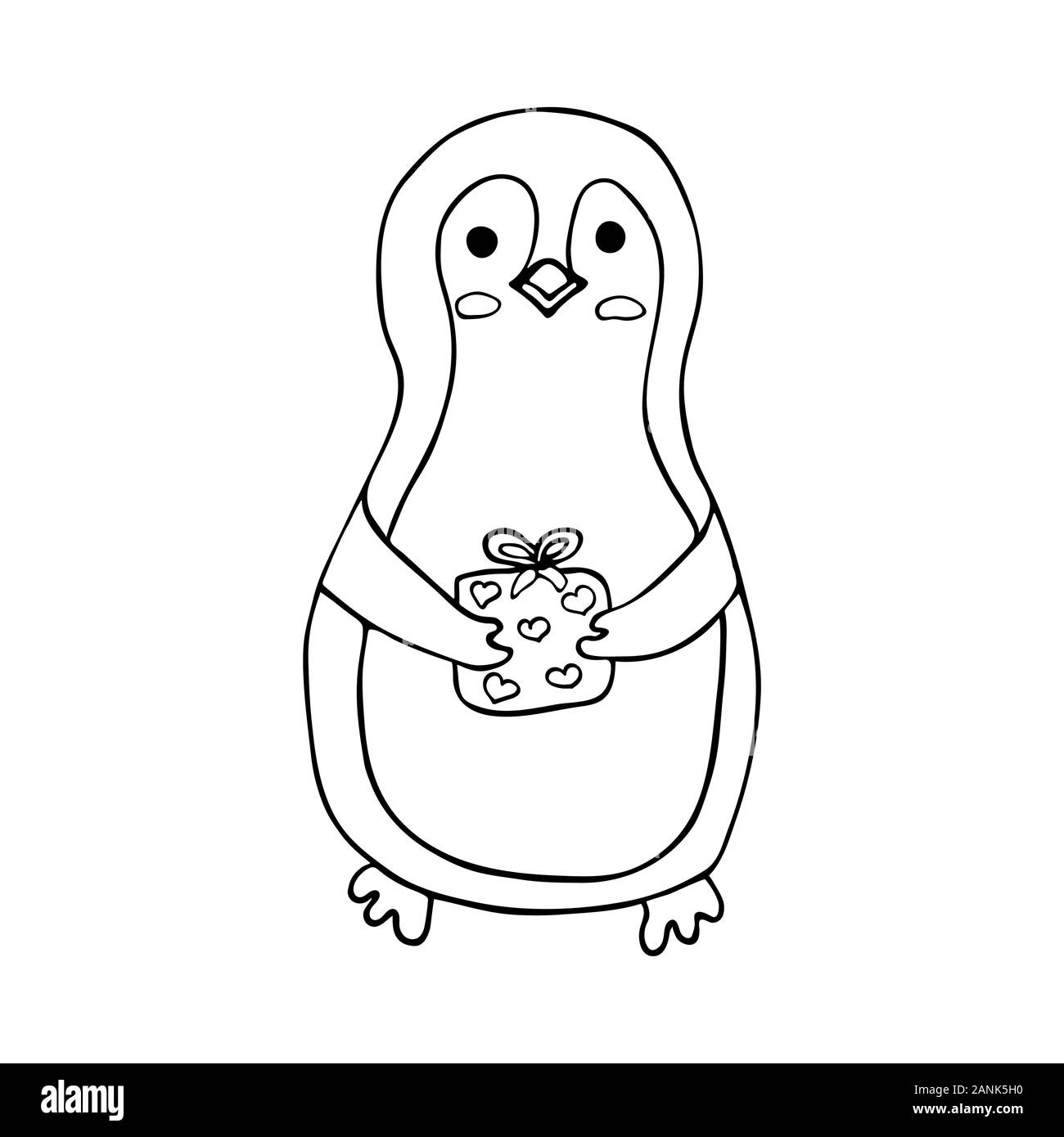 Holds gift box in Black and White Stock Photos & Images - Alamy