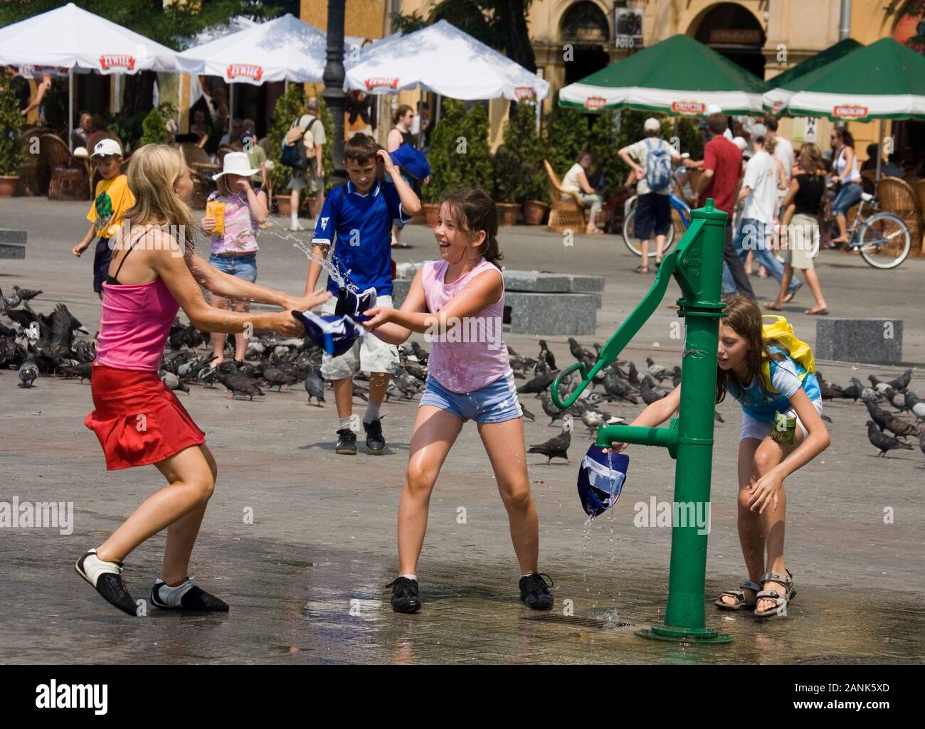 Children Play Well Water High Resolution Stock Photography and Images ...