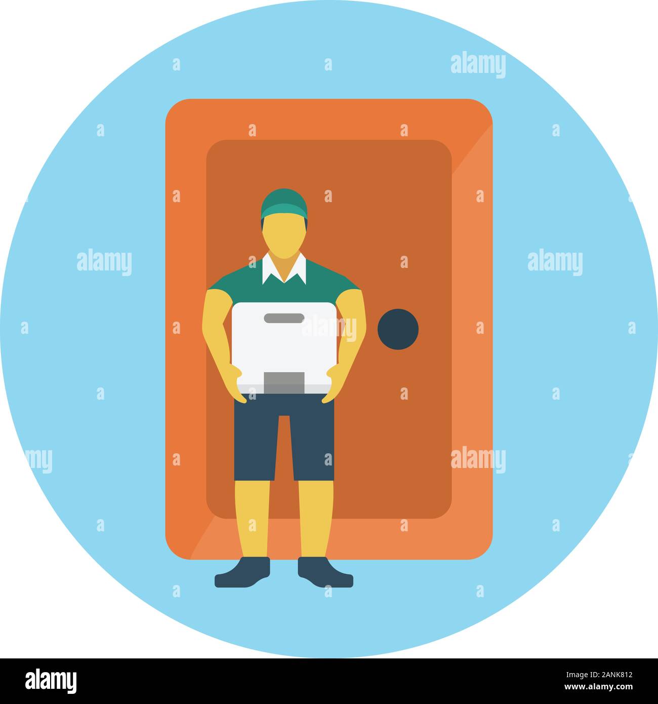 Boy knocking Stock Vector Images - Alamy