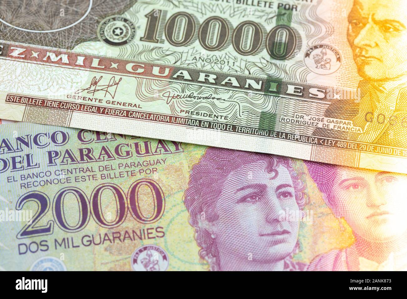Paraguayan currency hi-res stock photography and images - Alamy