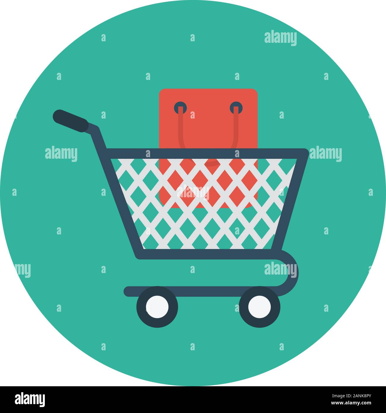 Money trolley Stock Vector Images - Alamy