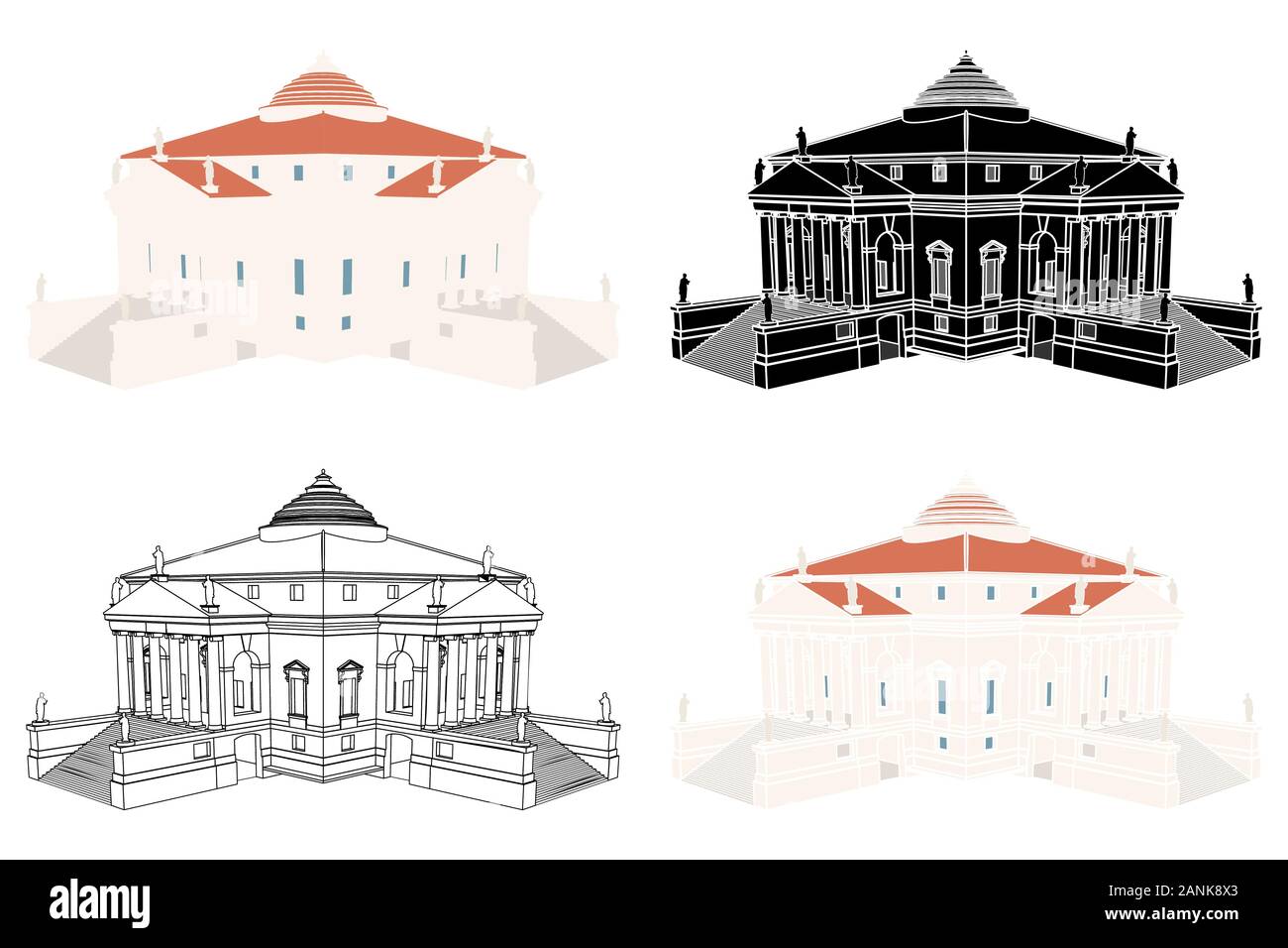 View facade world famous Cut Out Stock Images & Pictures - Alamy