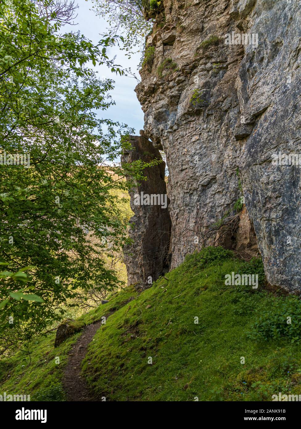 Landscape in the Swaledale between Keld and the Kisdon Force, North ...