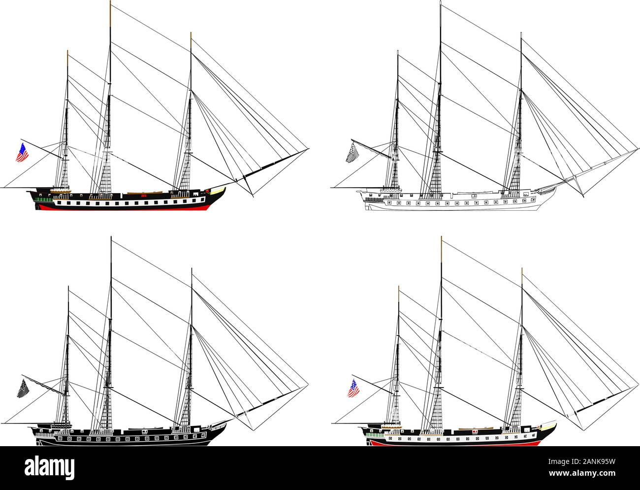 Uss symbol Stock Vector Images - Alamy