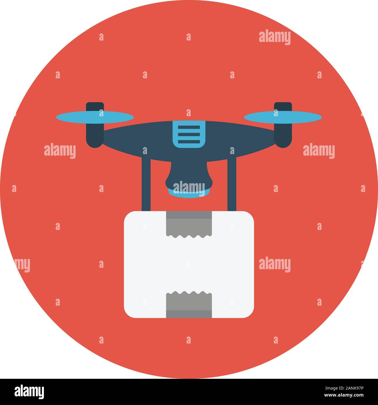 Drone icon transport parcel Cut Out Stock Images & Pictures - Alamy