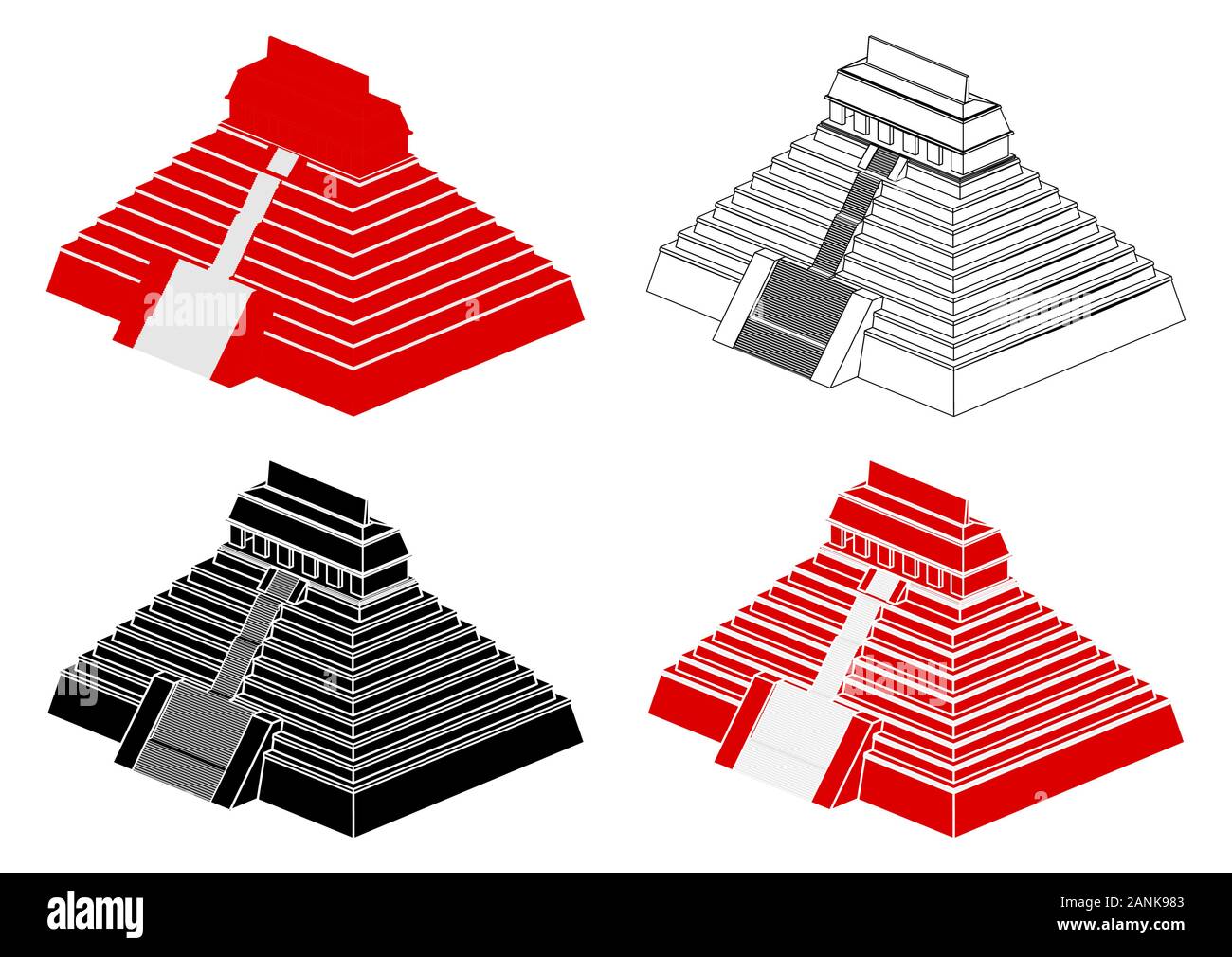 Mayan inscriptions palenque Stock Vector Images - Alamy