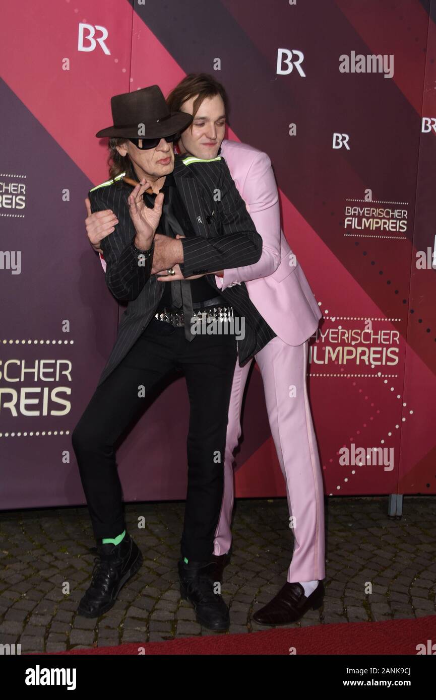 Munich, Germany. 17th Jan, 2020. The singer Udo Lindenberg and the ...