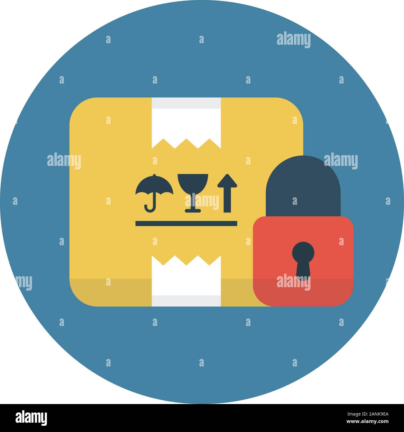 Return parcel icon outline Stock Vector Images - Alamy