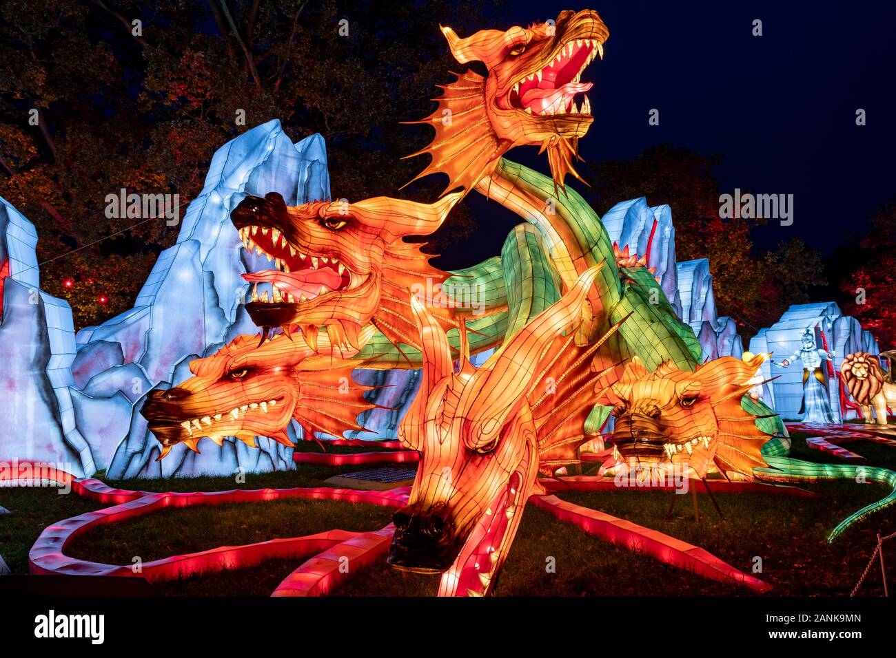 Longleat.Wiltshire.United Kingdom.November 17th 2019.Illuminated ...