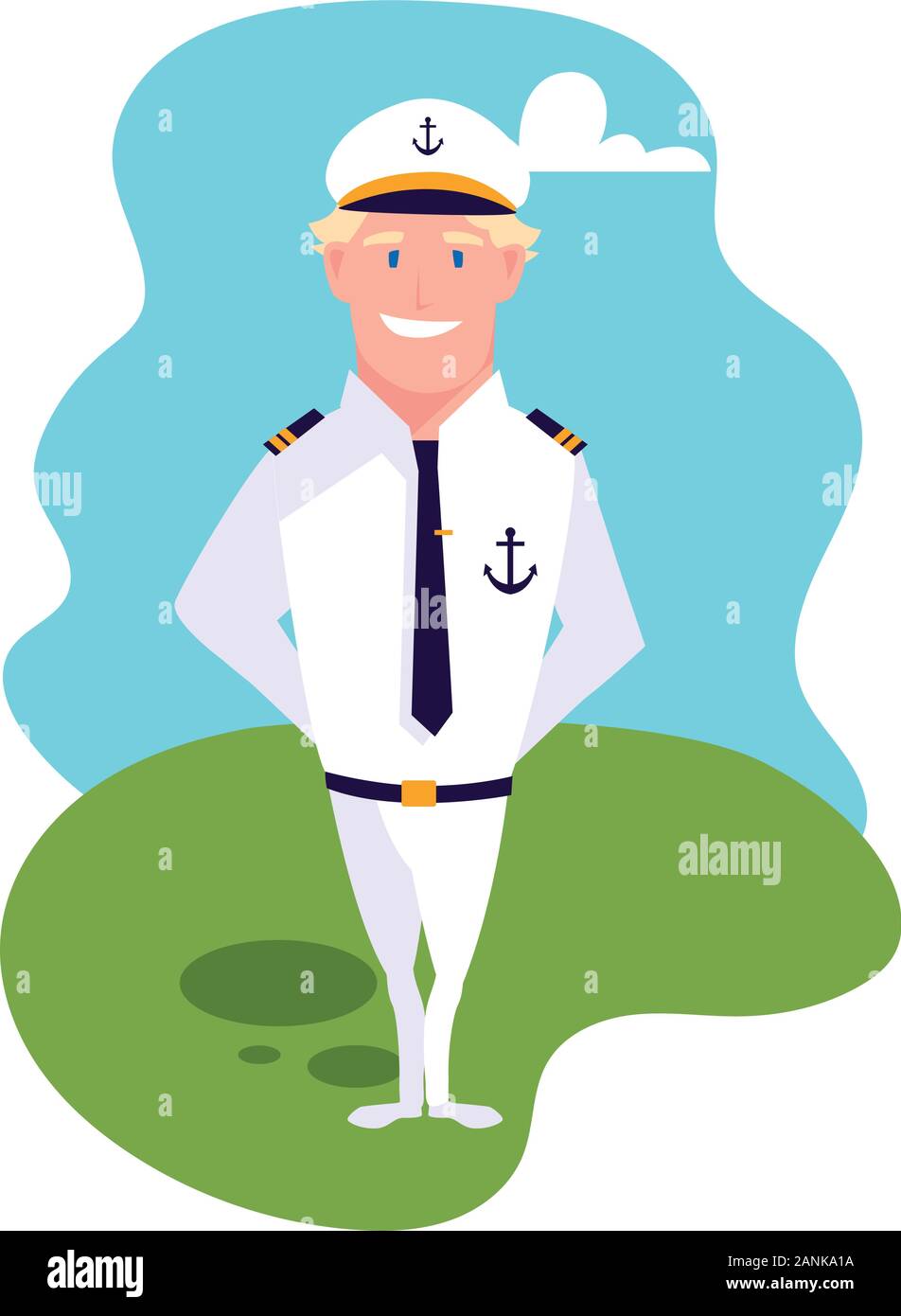 Sailor Man Cut Out Stock Images & Pictures - Alamy