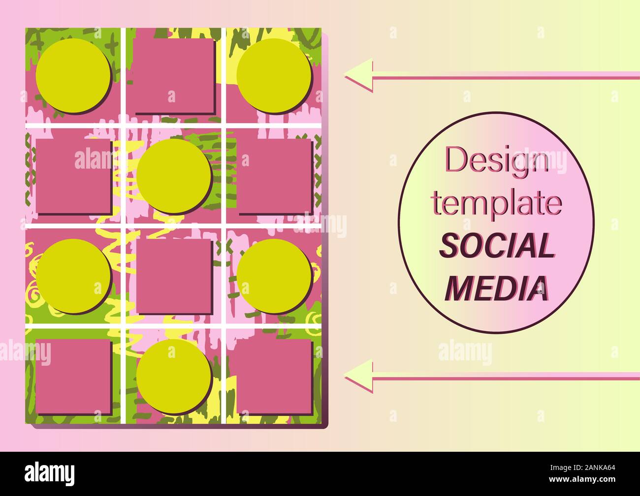 Modern promotion square web banner for social media mobile apps. Copy ...