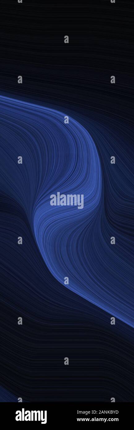 surreal banner design with very dark blue, midnight blue and dark slate ...