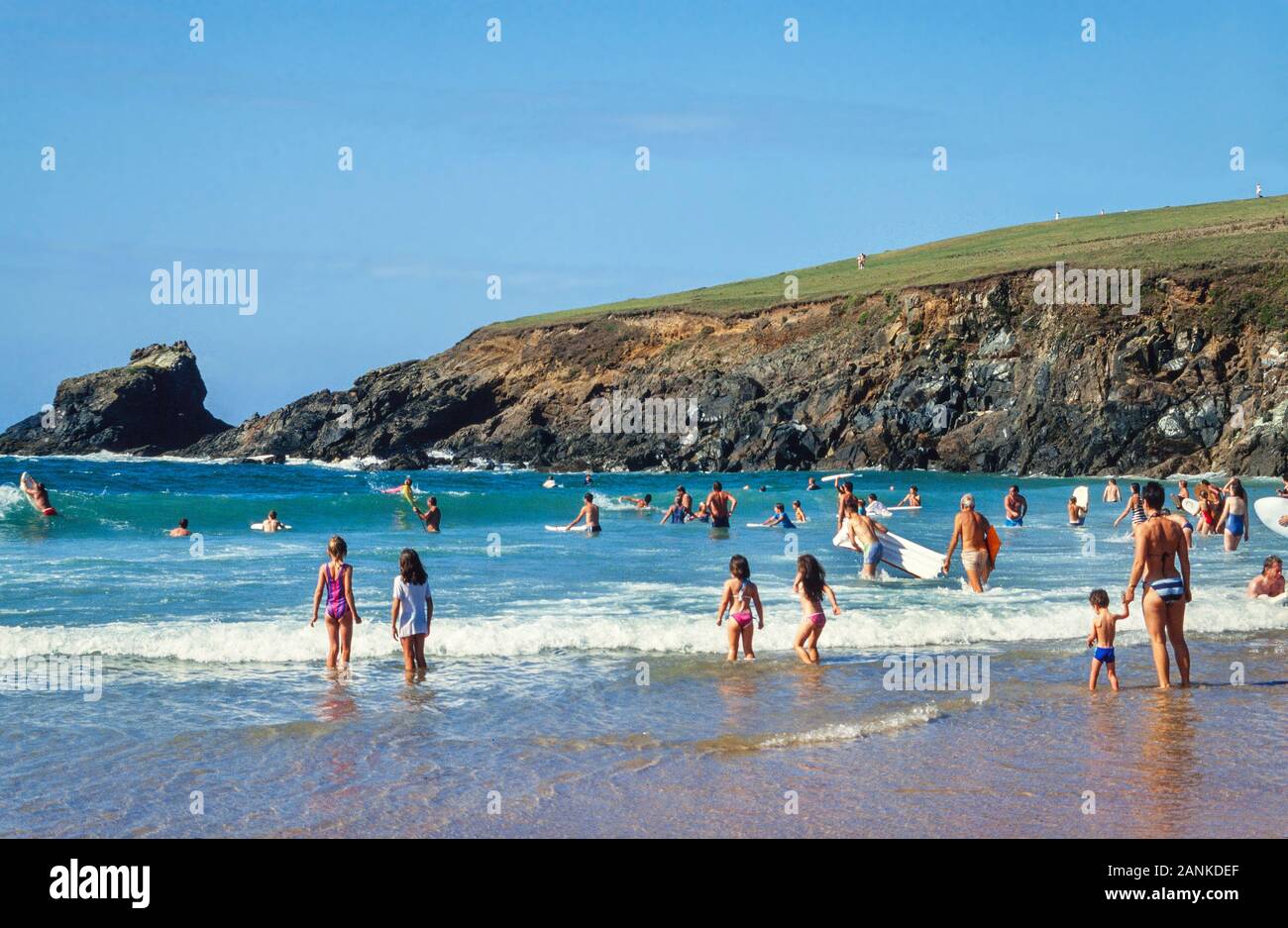 Harlyn bay cornwall hi-res stock photography and images - Alamy